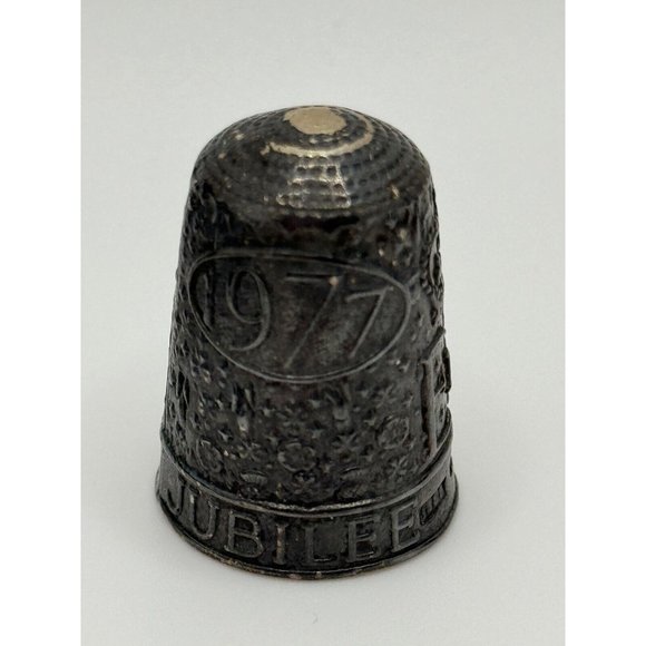 Other | Vintage 1977 Sterling Silver Queen Elizabeth Ii Jubilee Thimble ...